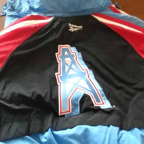 Reebok | Jackets & Coats | Vintage Nfl Houston Oilers Jacket | Poshmark